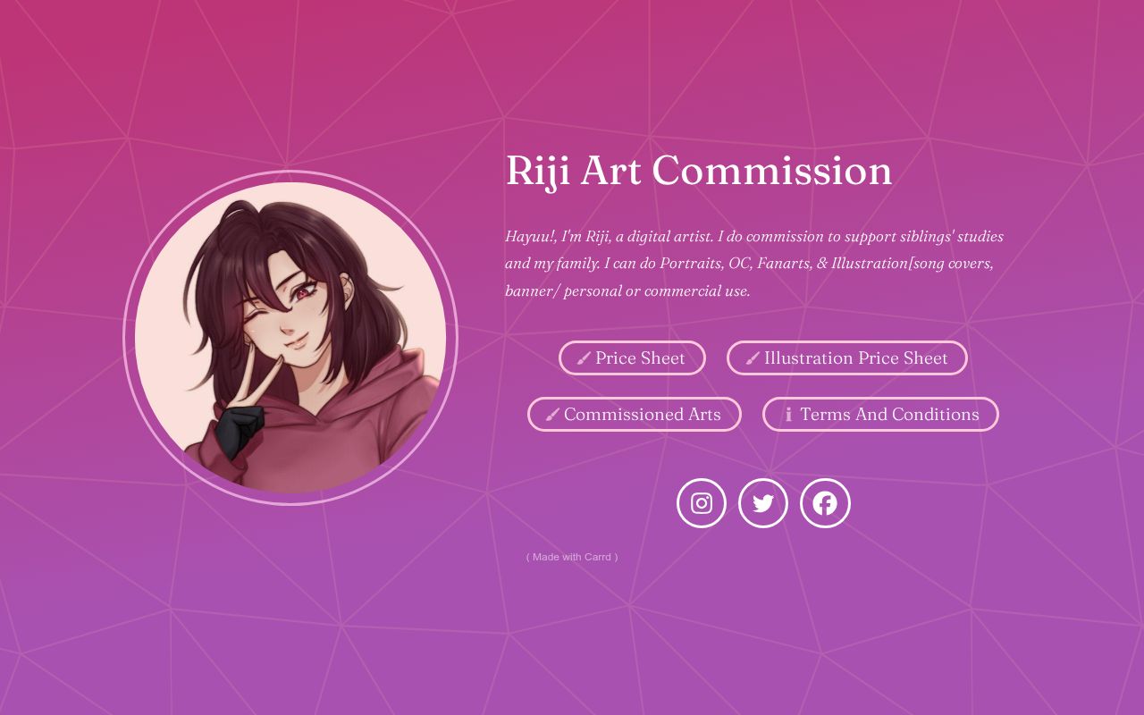Riji's Art Commission